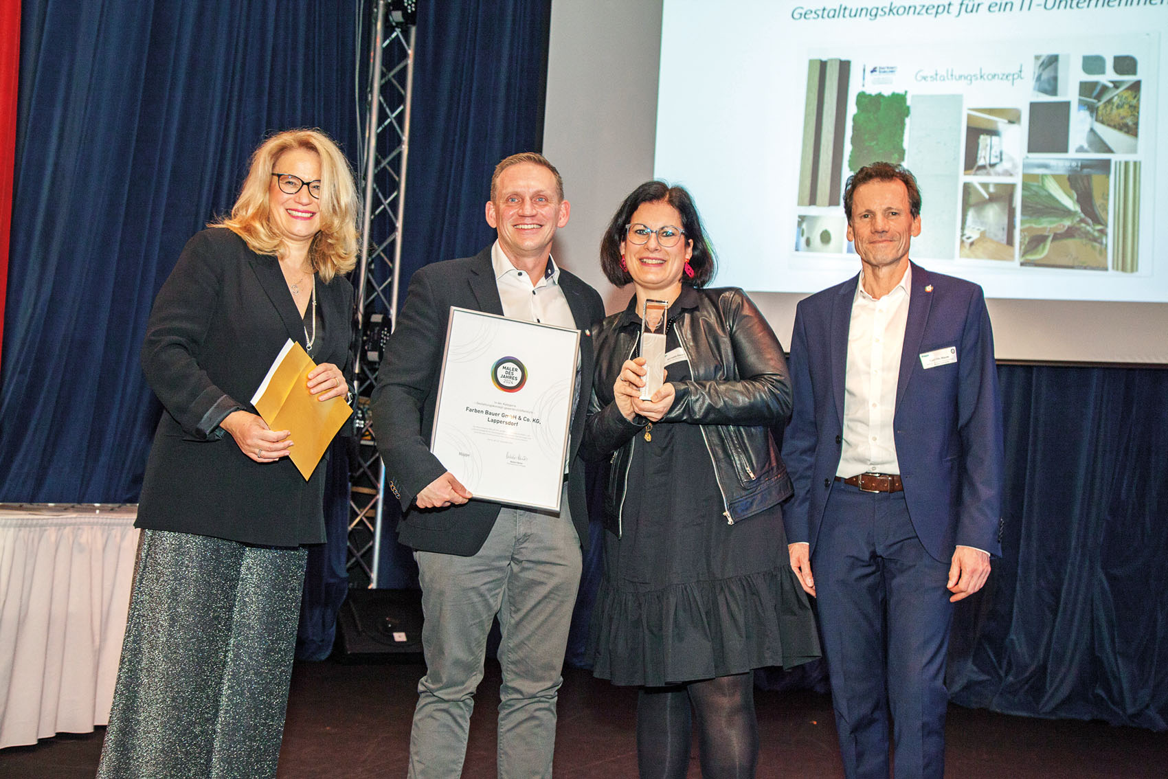 Farben Bauer GmbH & Co. KG gewinnt Maler des Jahres 2024